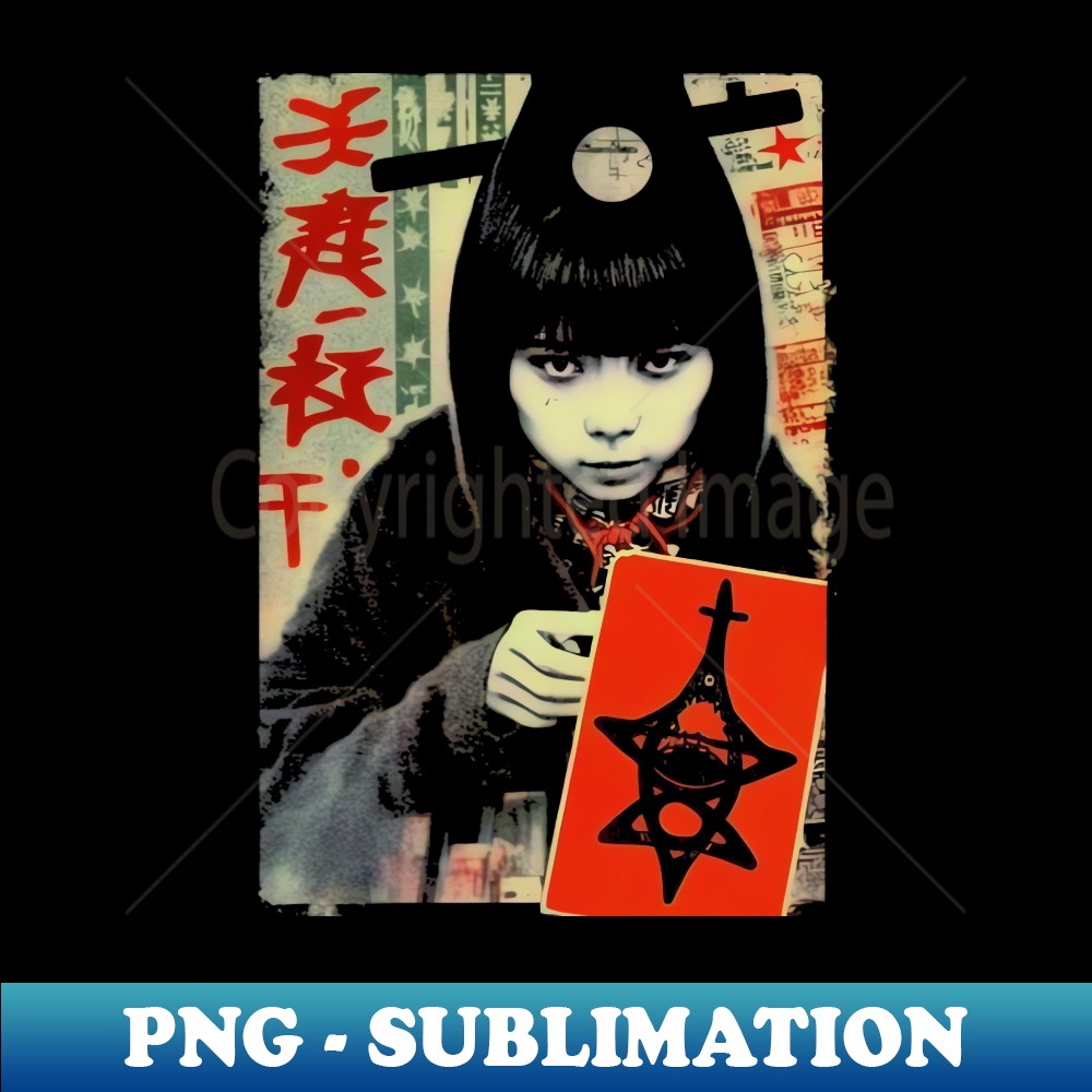 Vintage Asian Horror Tarot Card Witch Art - Mysterious Divin | Inspire ...