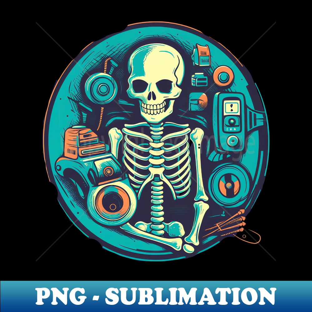 X-Ray Skull Technician - Digital Sublimation Download File - | Inspire ...