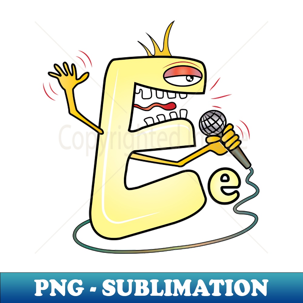 Funny Alphabet Lore Letter E - High-Quality PNG Sublimation - Inspire ...
