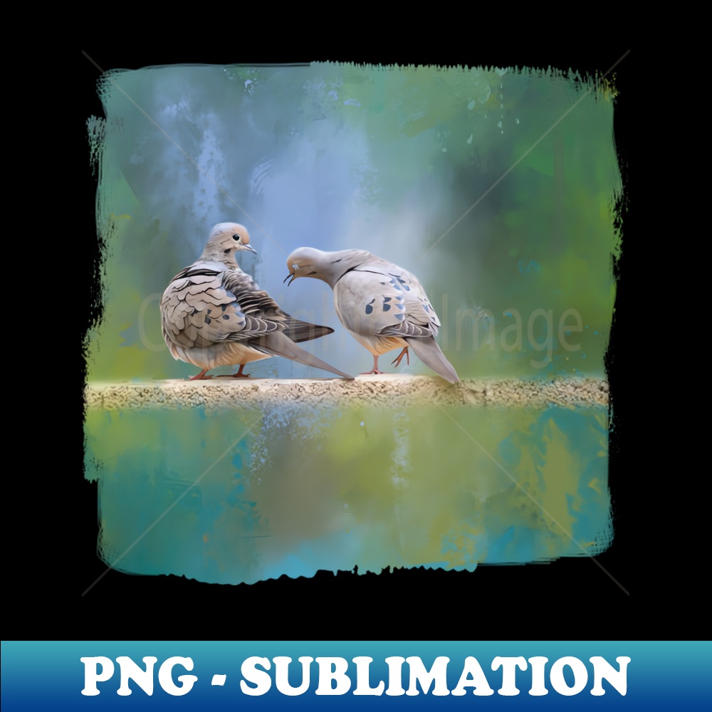 Two Turtle Doves 01 - PNG Transparent Sublimation File - Bol | Inspire ...