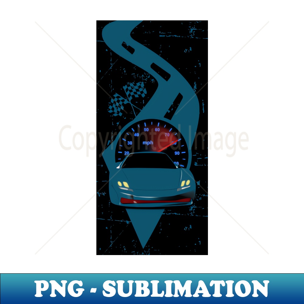 Race car with Speedometer - PNG Transparent Sublimation File | Inspire ...
