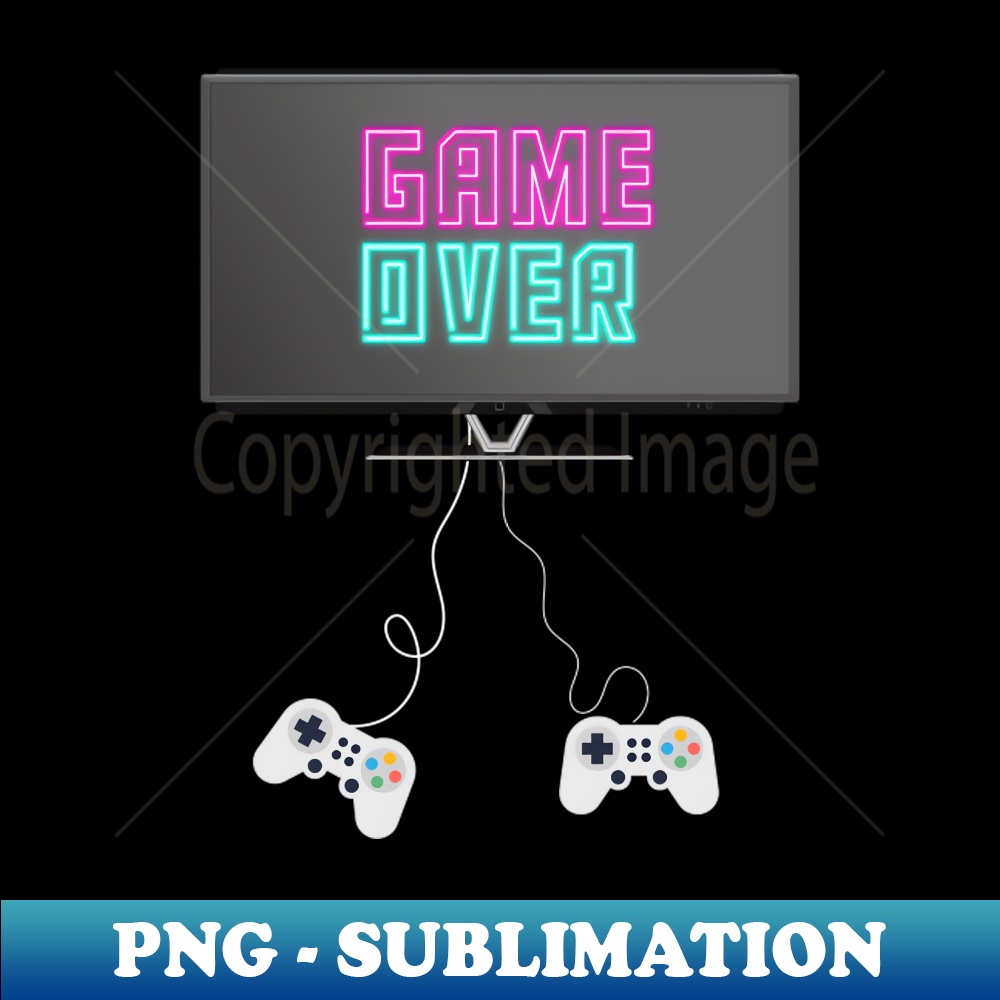 Game Over Gamer Kids - Stylish Sublimation Digital Download | Inspire ...
