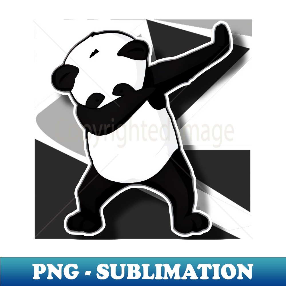 Cool Panda geometric design - PNG Transparent Digital Downlo | Inspire ...