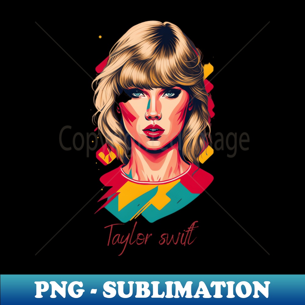 Taylor swift colorful painting art style design - Vintage Su - Inspire ...
