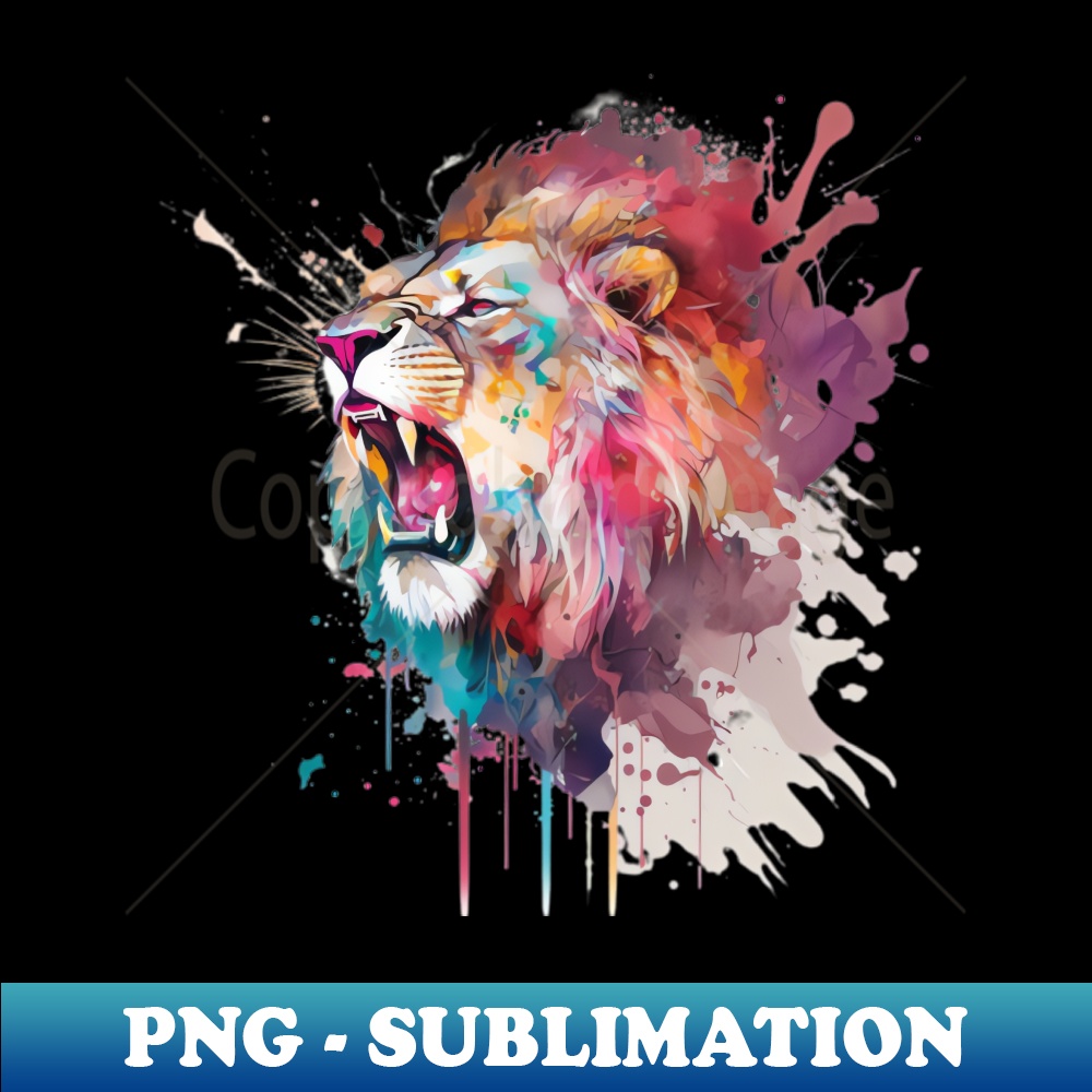 Angry Lion - PNG Transparent Sublimation File - Stunning Sub | Inspire ...