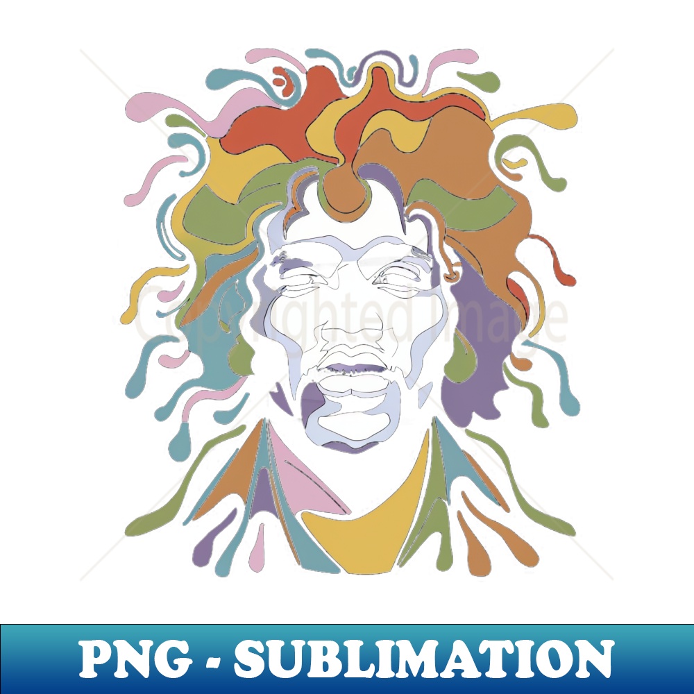 Jimi Hendrix Color - Premium Sublimation Digital Download - | Inspire ...