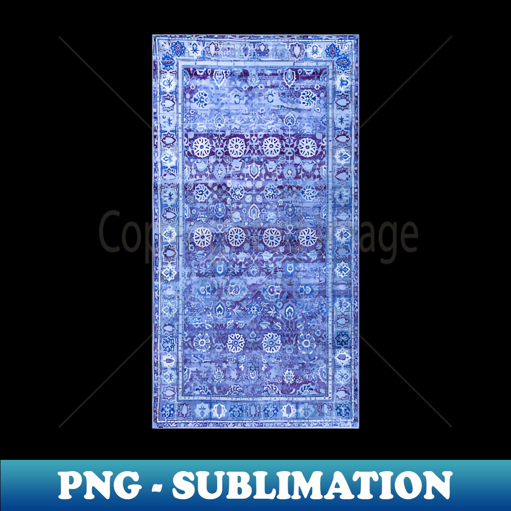 18th Century Isfahan Persian Rug Pattern in Blue - Signature | Inspire ...