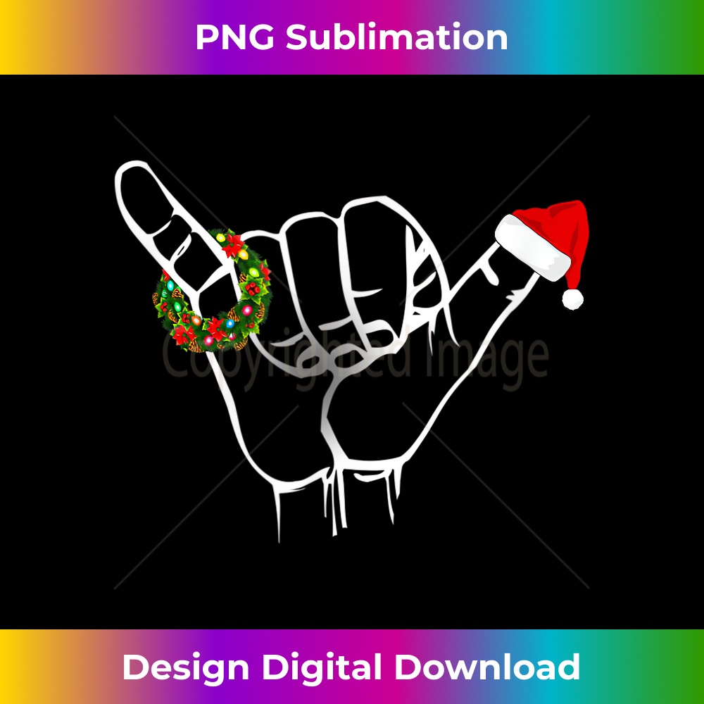 Shaka Sign Hand Hang Loose Good Vibe Christmas S - Futuristi | Inspire ...