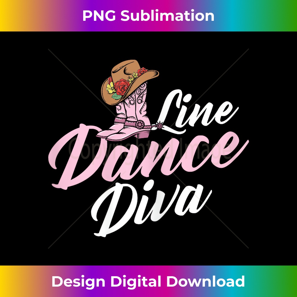 Line Dance Diva - Country Music Western Dancer Cowgirl - Art | Inspire ...