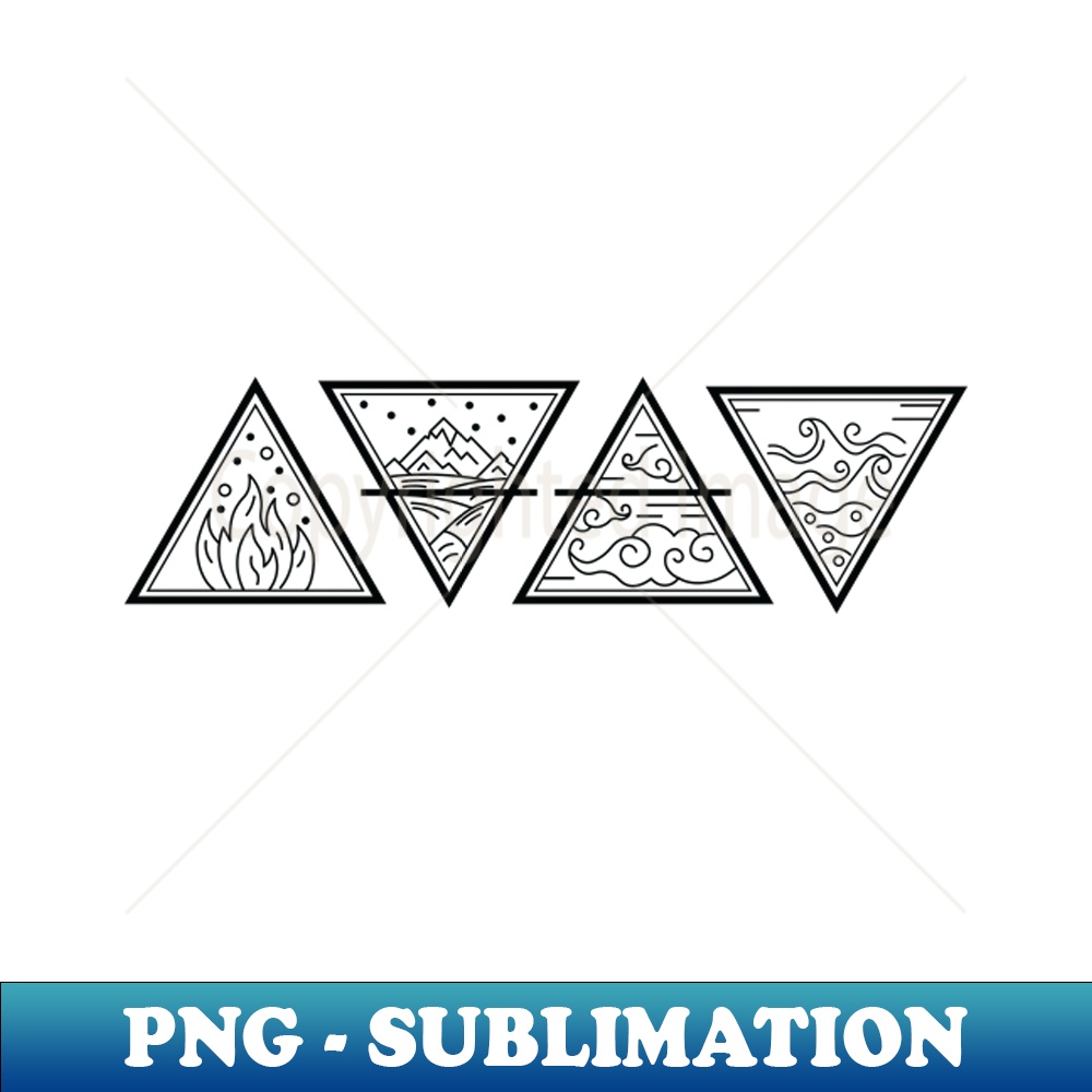 Alchemical Symbol of Four Element - Simple Design - Decorati | Inspire ...