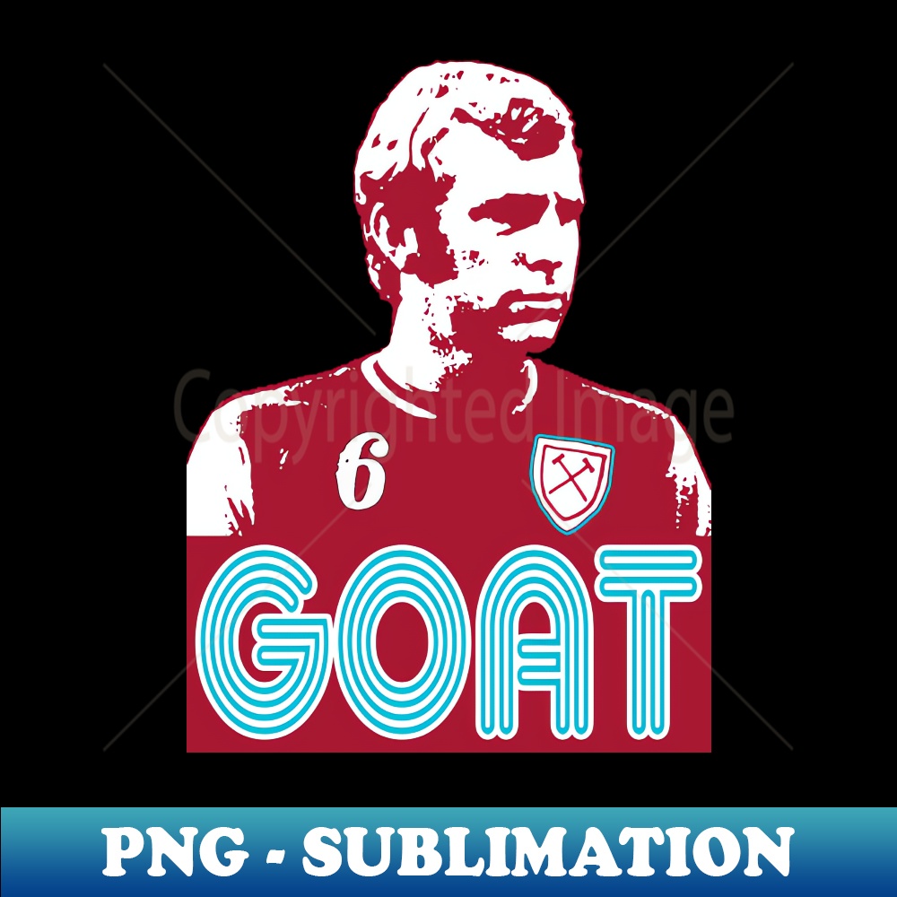 West Ham United - Bobby Moore - GOAT - Premium PNG Sublimati | Inspire ...