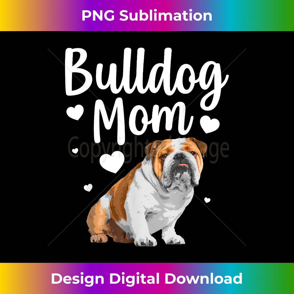 Funny Bulldog Design For Women Mama English Bulldog Love - A | Inspire ...