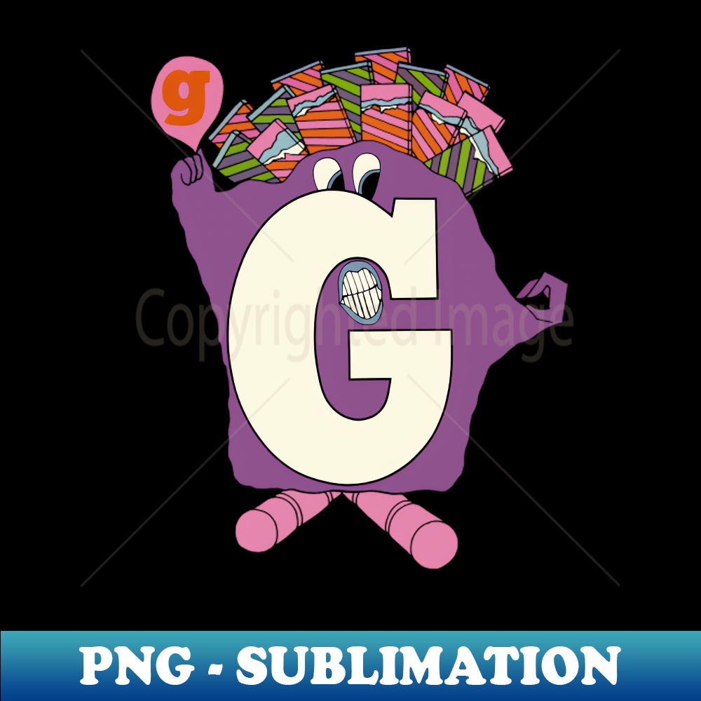 The Letter People Mr G Gum Vintage 1968 - Signature Sublimat | Inspire ...