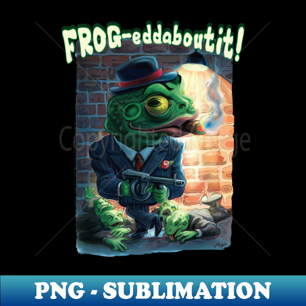 Frog-eddaboutit Froggy Gangster - Retro PNG Sublimation Digi | Inspire ...