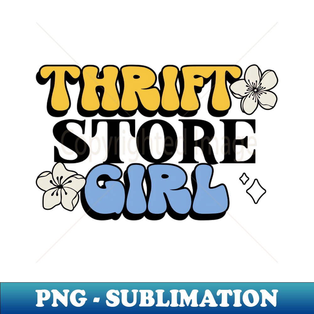 Thrift Store Girl - Aesthetic Sublimation Digital File - Per - Inspire ...