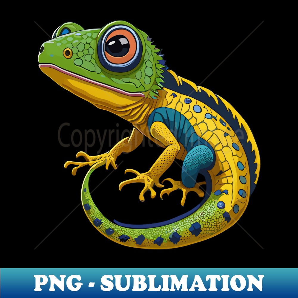 Cute Gecko - Aesthetic Sublimation Digital File - Unlock Vib | Inspire ...