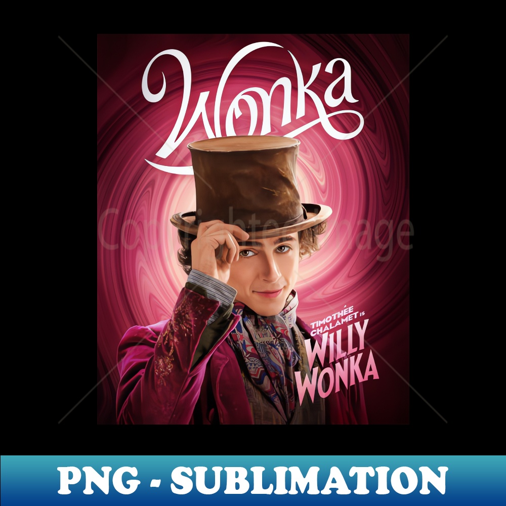 Wonka - Signature Sublimation PNG File - Create with Confide | Inspire ...