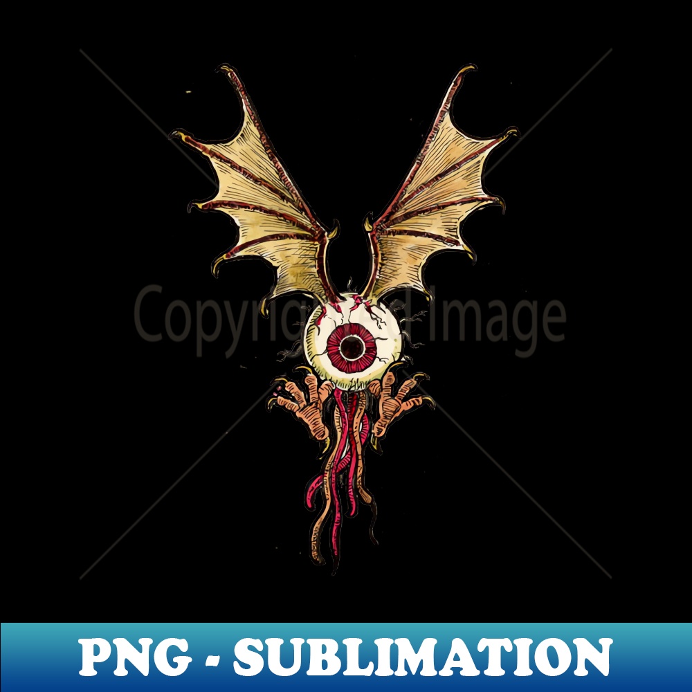 FLYING EYEBALL WITH CLAWS - PNG Transparent Digital Download | Inspire ...