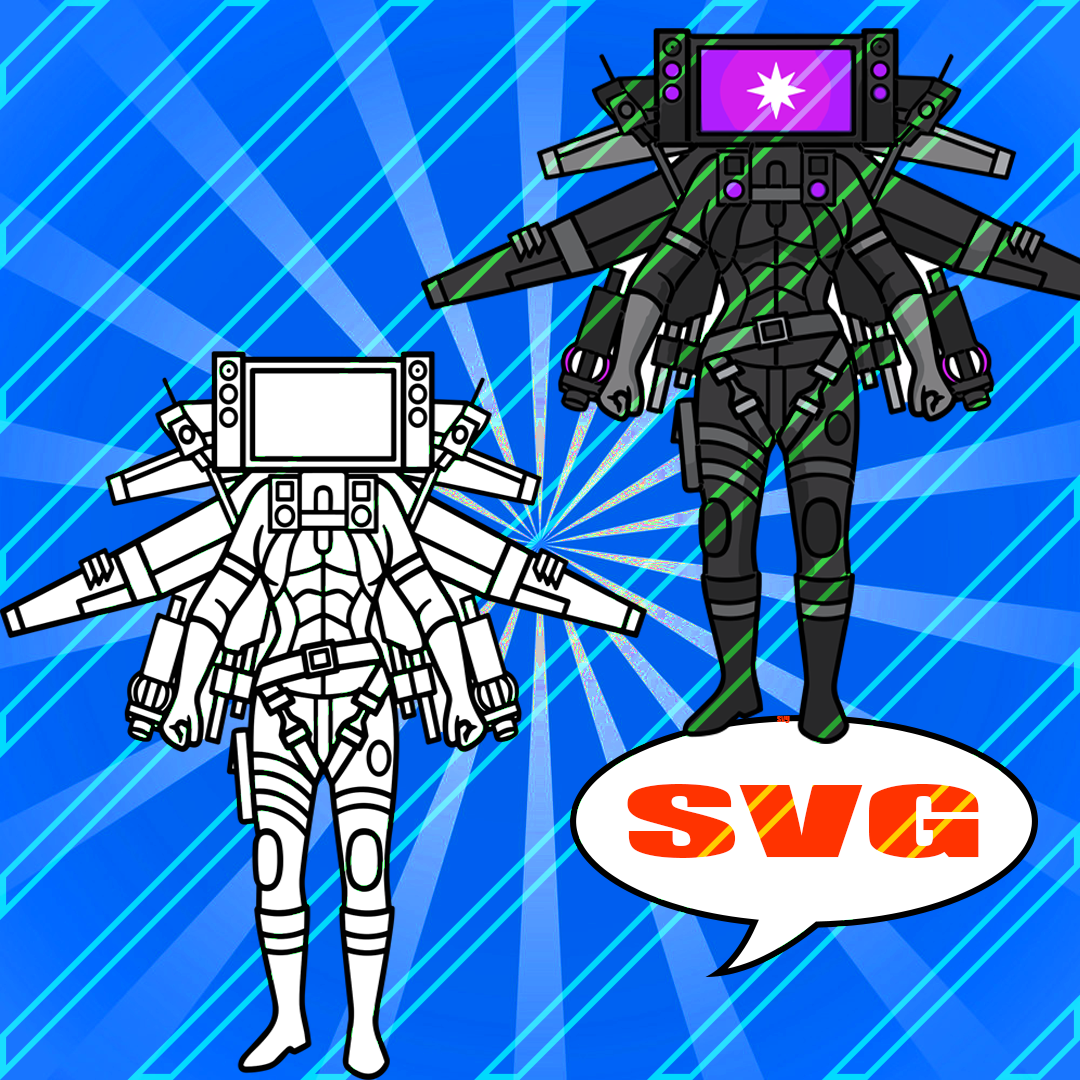 TRI-TITAN WOMAN | Skibidi Toilet, SVG , png , digital downlo - Inspire ...