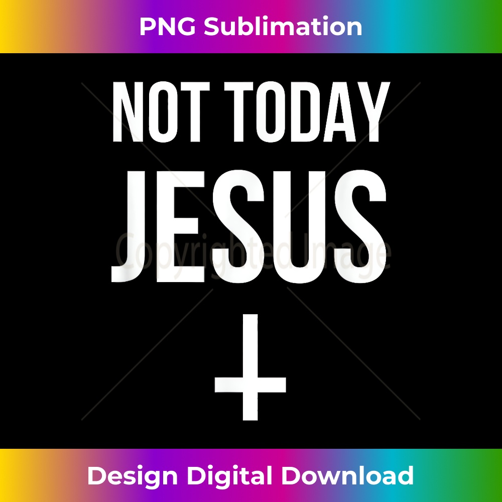 Funny Upside Down Cross Satan - Not Today Jesus - Urban Subl - Inspire ...