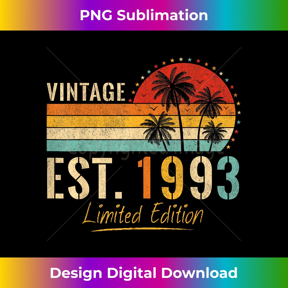 30 Years Old Vintage Est 1993 Limited Edition 30th Birthday - Inspire ...
