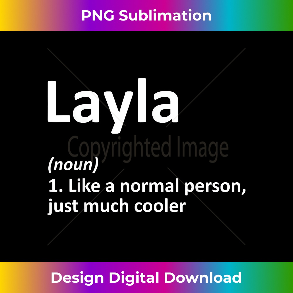 LAYLA Definition Personalized Name Funny Birthday Gift - Sle | Inspire ...