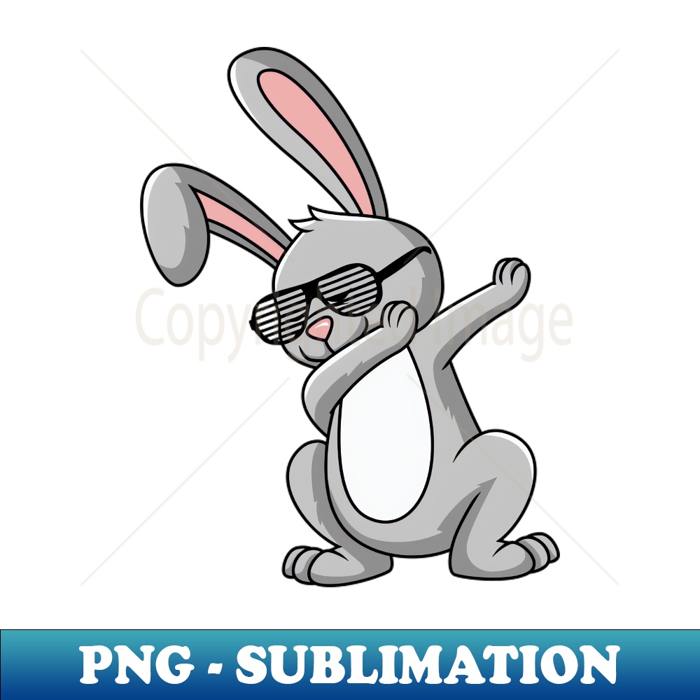 Dabbing Bunny - Modern Sublimation PNG File - Spice Up Your - Inspire ...