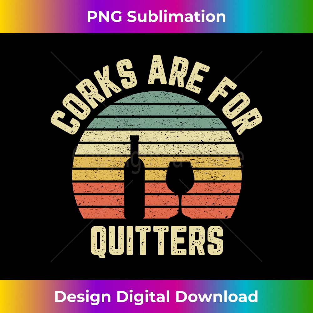 Funny Wine Corks Are For Quitters Wine Gift Idea Long Sleeve | Inspire ...