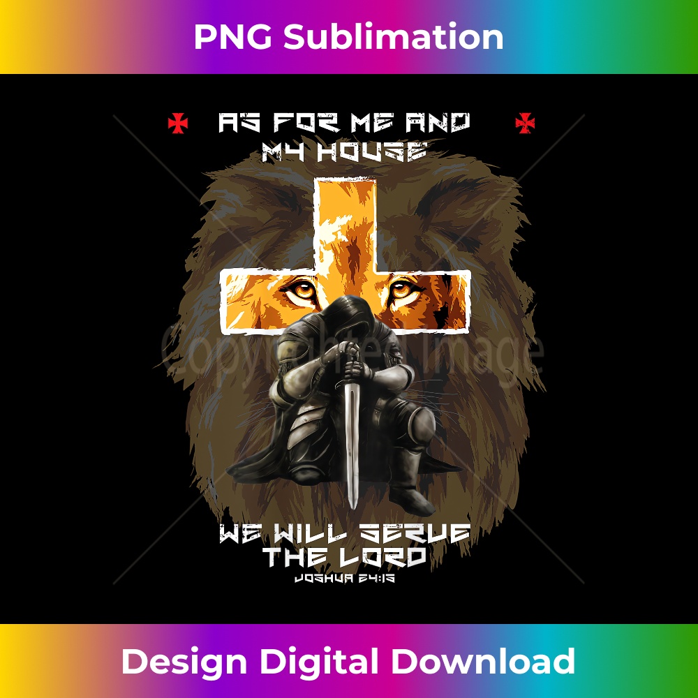 Religious Bible Verse Saying Lion Cross Christian Back Print | Inspire ...