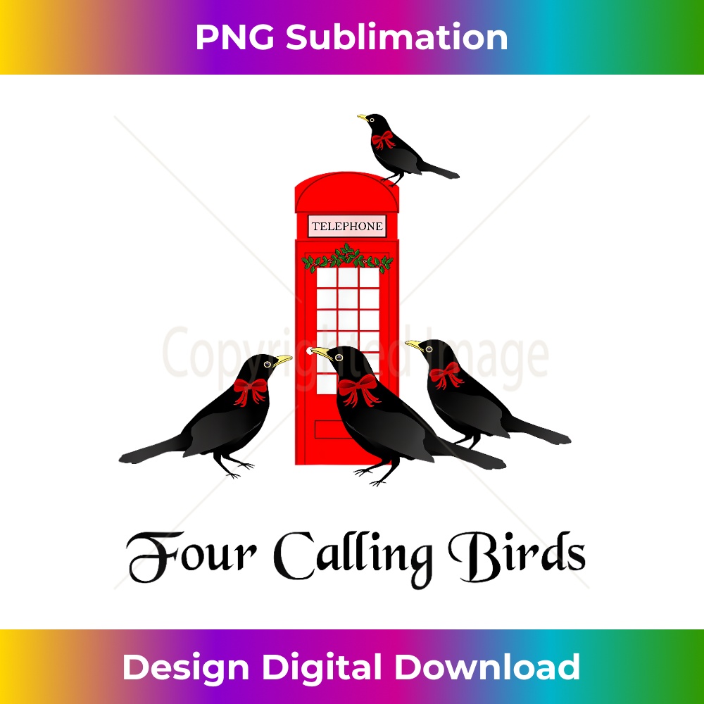Funny Four Calling Birds Twelve Days of Christmas - Crafted | Inspire Uplift