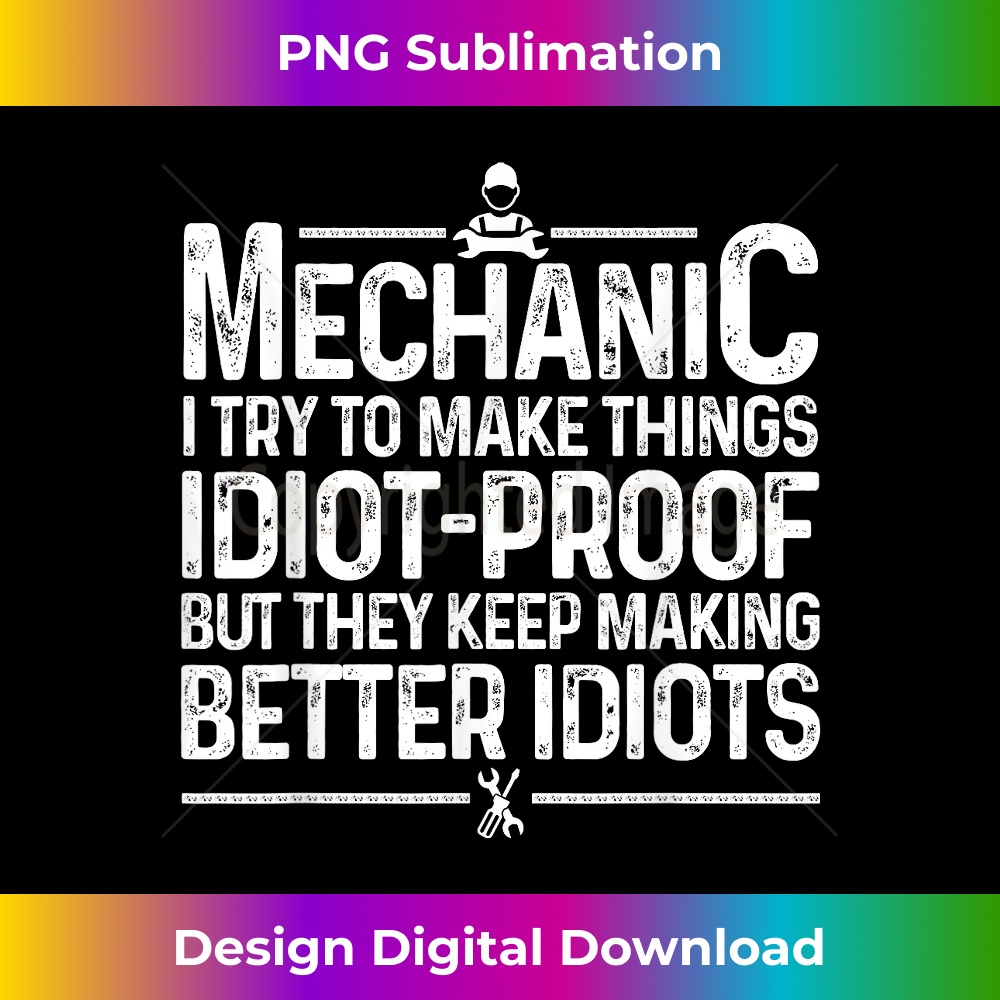 Funny Mechanic Design For Men Dad Car Garage Auto Mechanics | Inspire ...