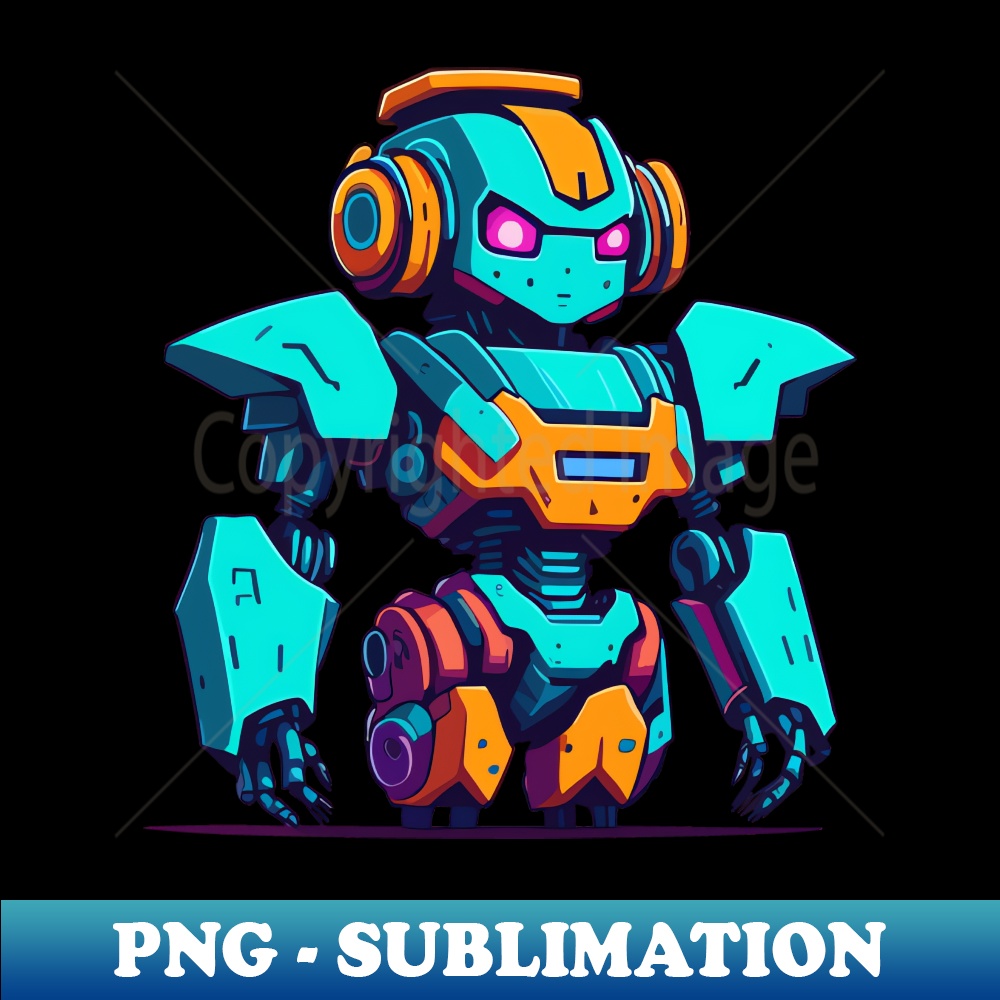 Cute Robot - Trendy Sublimation Digital Download - Capture I - Inspire ...