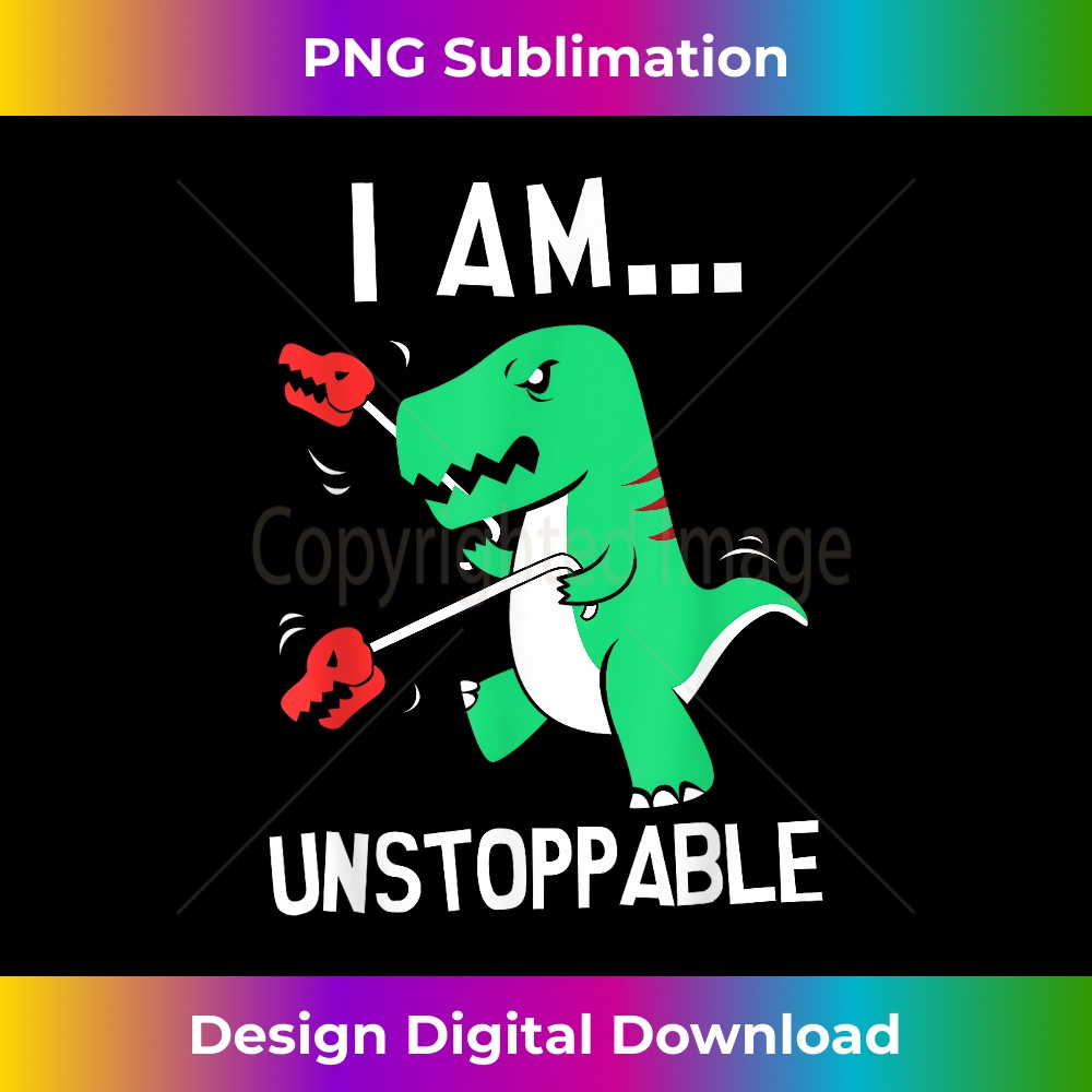 I Am Unstoppable T-rex Dinosaur Claw Grabber - Classic Subli - Inspire ...