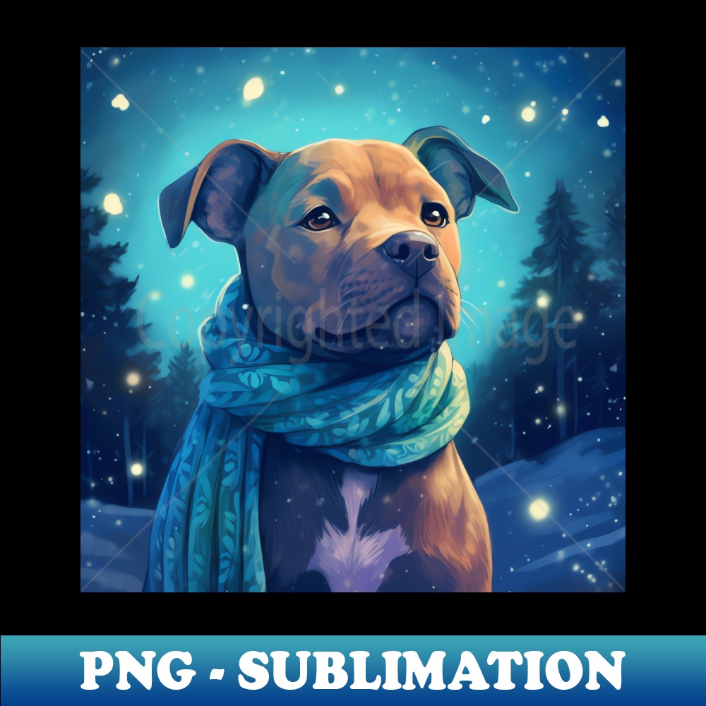 Staffy Puppy - Unique Sublimation PNG Download - Revolutioni - Inspire ...