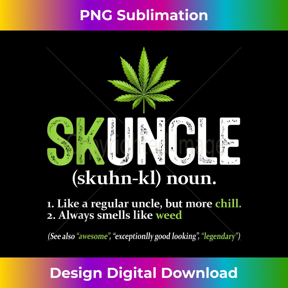 Funny Uncle Weed Smoker Skuncle Marijuana Uncle Father's Day | Inspire ...