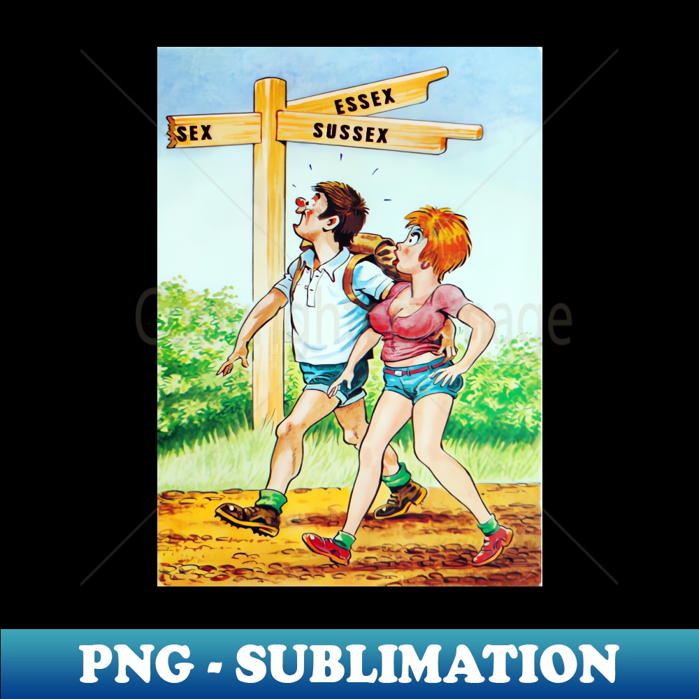 Sexy Postcard British seaside resort postcard humor c 1950s | Inspire ...