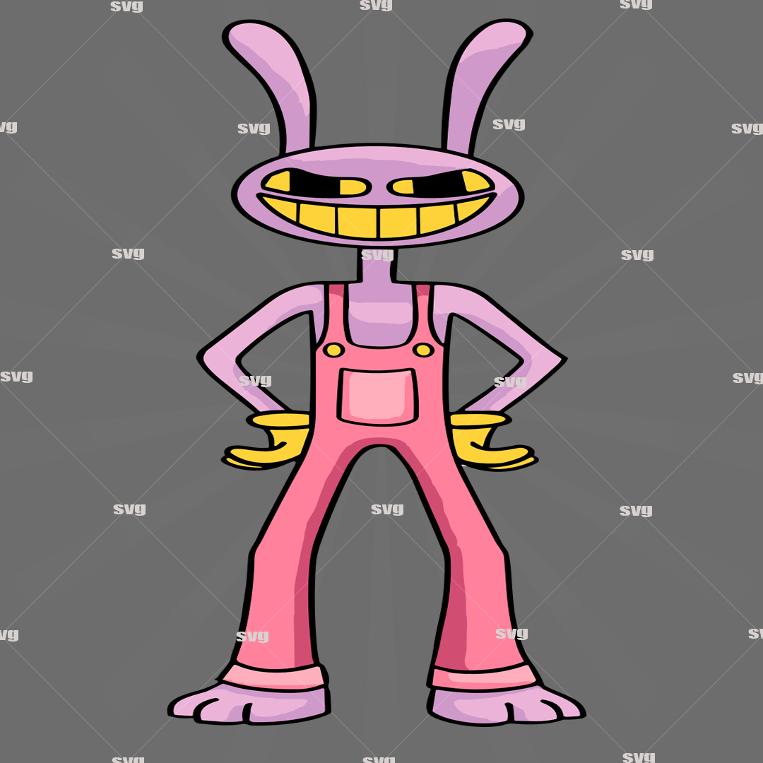 Jax from The Amazing Digital Circus svg ,png / Jax SVG digit - Inspire ...