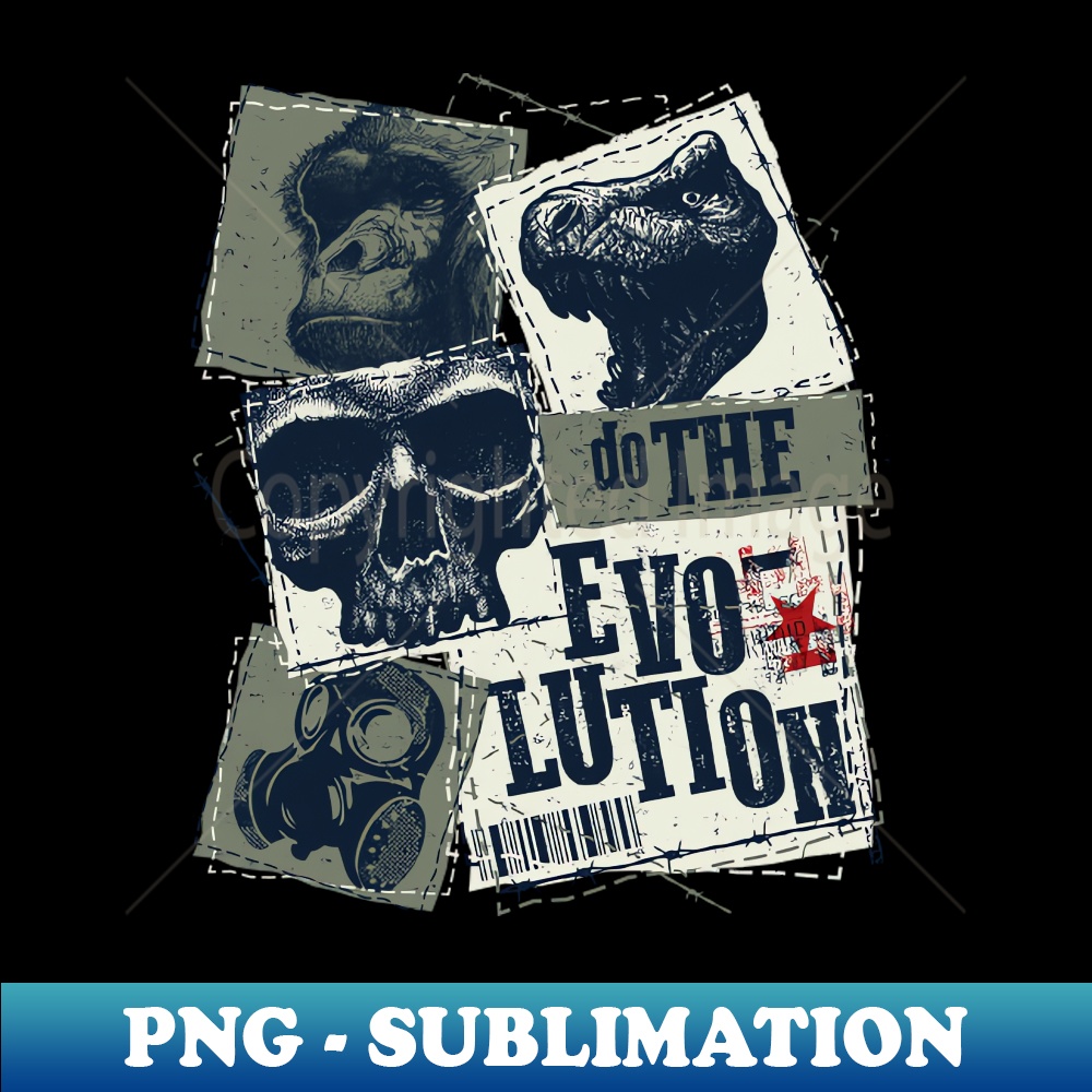 Do the Evolution - PNG Transparent Sublimation Design - Bold - Inspire Uplift