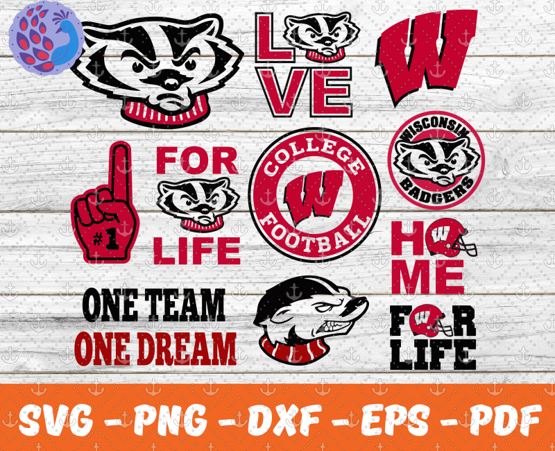Wisconsin Badgers Svg,Ncca Svg, Ncca Nfl Svg, Nfl Svg ,Mlb S | Inspire ...