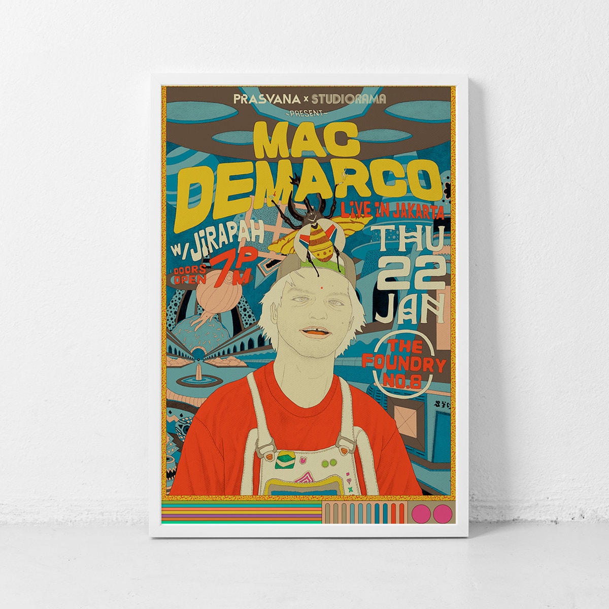 Mac DeMarco Poster Classic Retro Rock Vintage Wall Art Print - Inspire ...