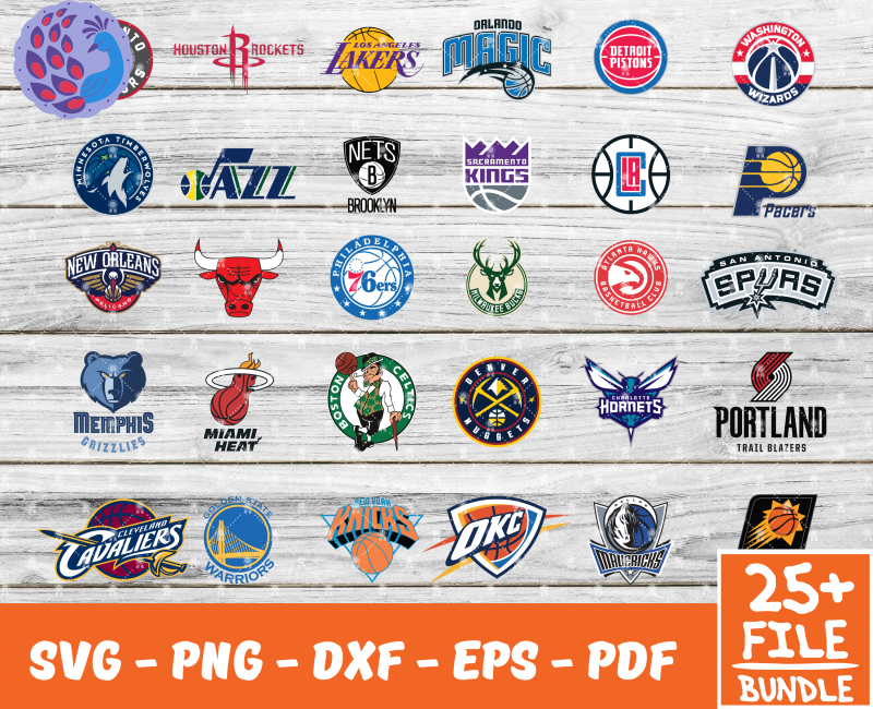 NBA Logo Bundle Svg,NBA Svg,NBA Png,NBA,NBA Design,NBA Logo | Inspire ...
