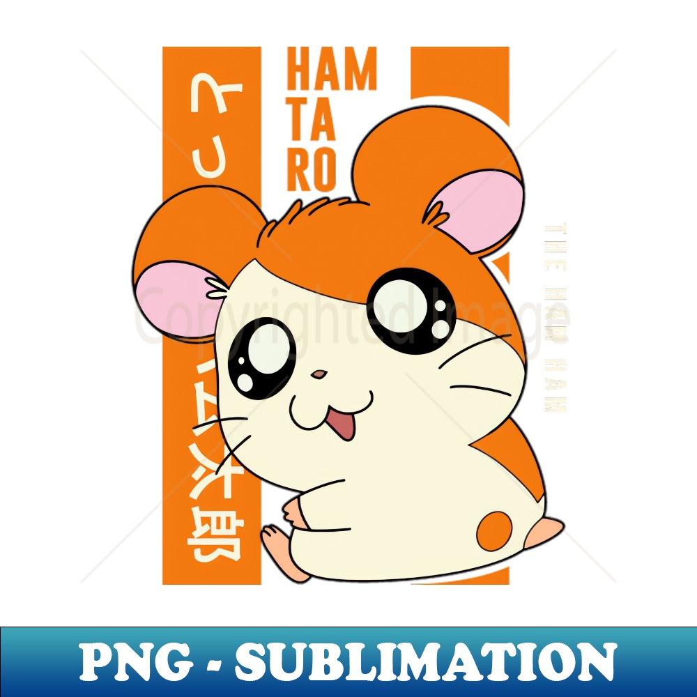 Hamtaro -The Ham Ham - PNG Transparent Sublimation Design - - Inspire ...