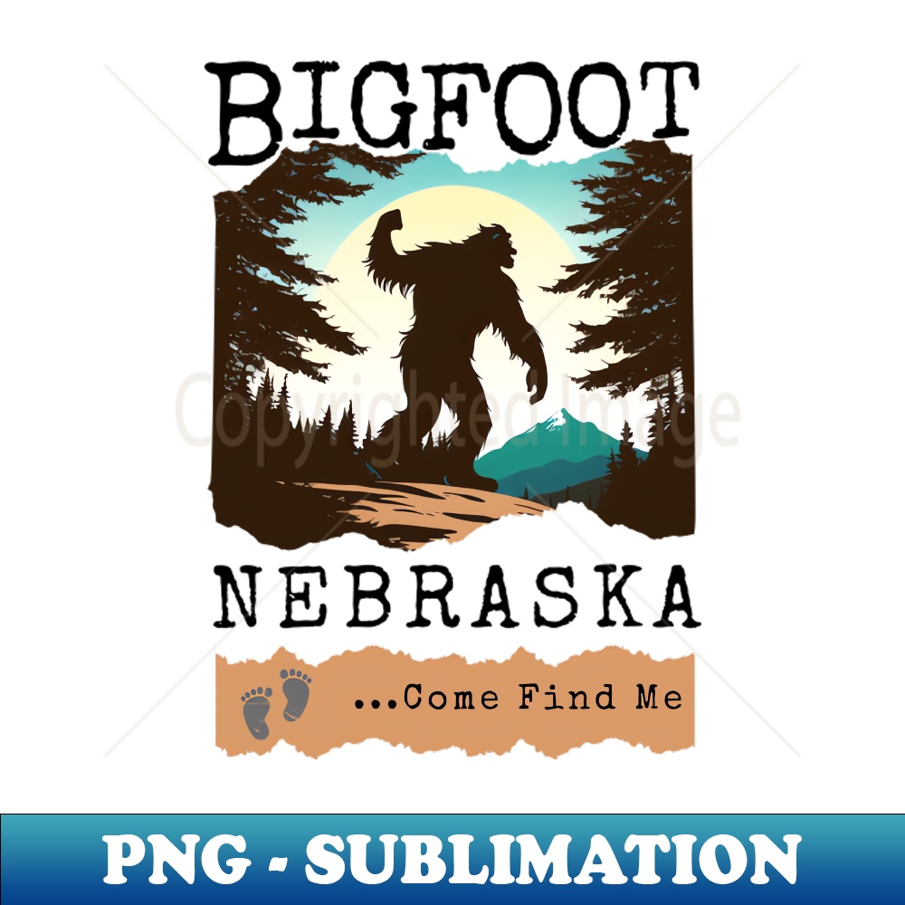 Bigfoot Nebraska - PNG Transparent Digital Download File for - Inspire ...