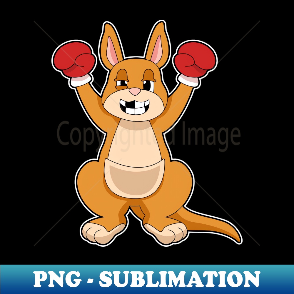 Kangaroo Boxer Boxing gloves - High-Quality PNG Sublimation | Inspire ...