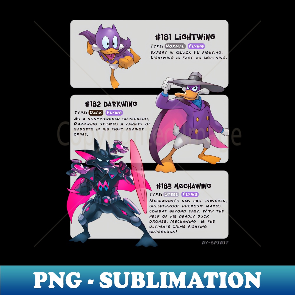 Darkwing Evolutions - Instant PNG Sublimation Download - Cap | Inspire ...