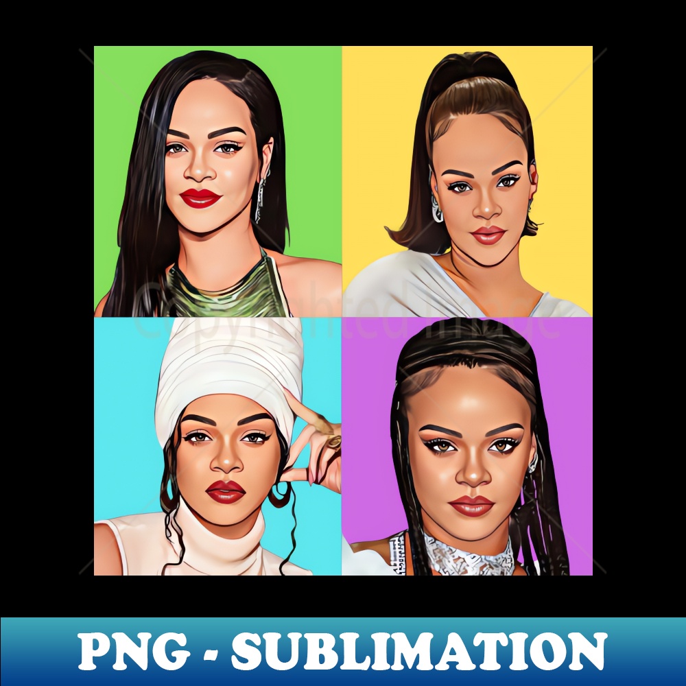 4 Shades Of Rihanna - PNG Transparent Digital Download File | Inspire ...