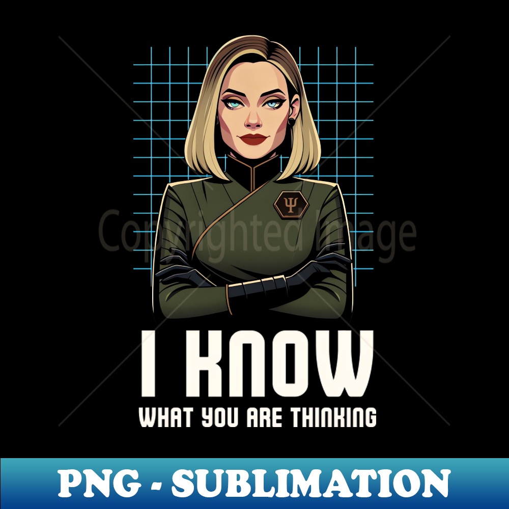 I Know What You Are Thinking - Funny Sci-Fi - PNG Sublimatio | Inspire ...