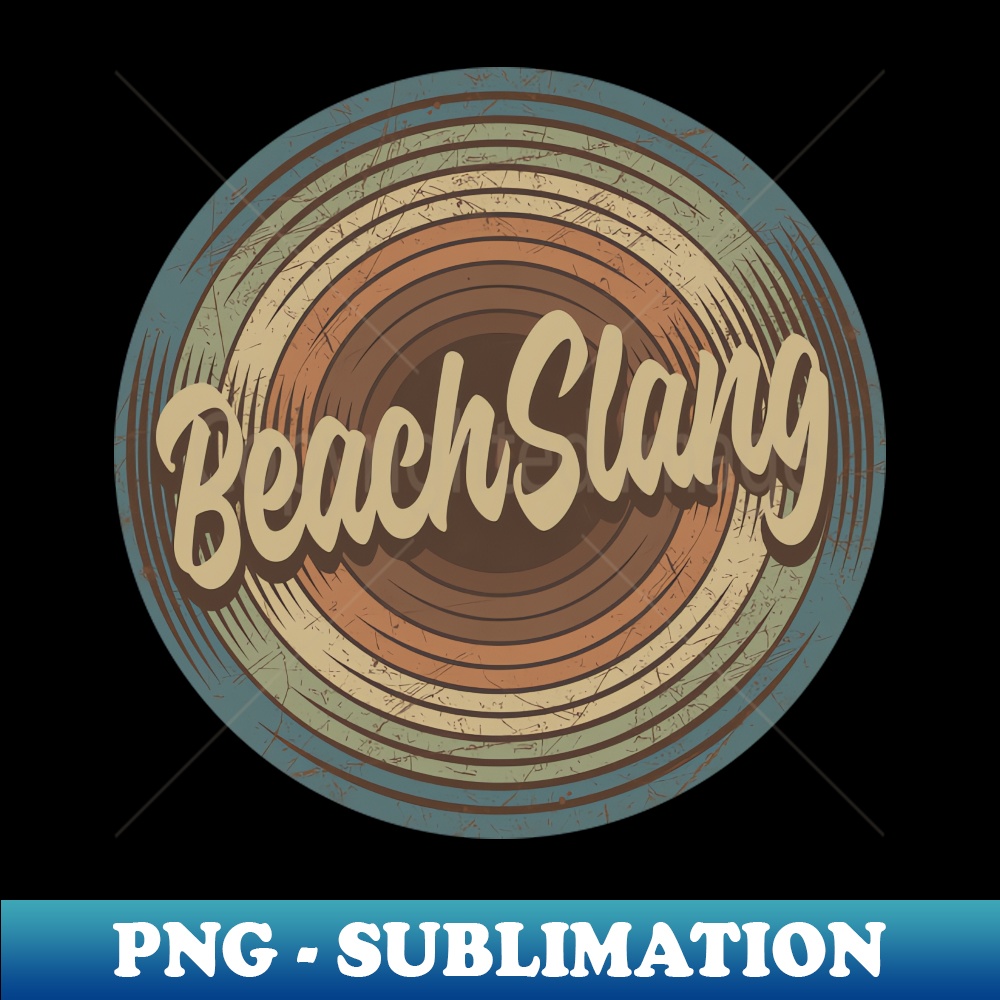 Beach Slang Vintage Vinyl - PNG Transparent Sublimation File | Inspire ...