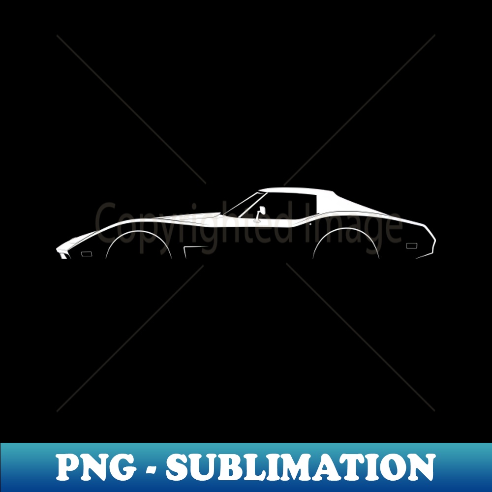 Chevrolet Corvette C3 1974 Silhouette - Creative Sublimation | Inspire ...