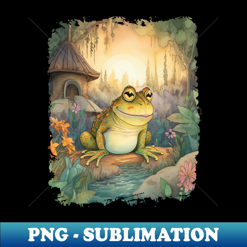 Frog Cottagecore Aesthetic Cute Animal Cottage Country - Hig - Inspire ...